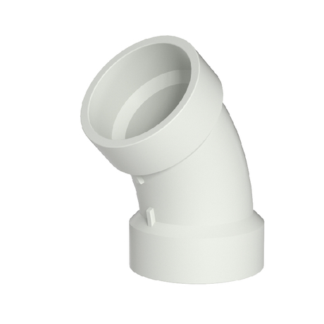 PVC ASTM D2665 45° ELBOW (Heavy) from China Manufacturer - ERA Pipes ...