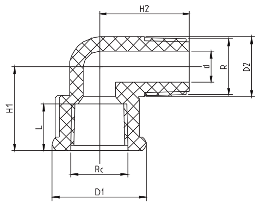 PPH 90° ELBOW M/F from China Manufacturer - ERA Pipes: NO. 1 Pipe ...